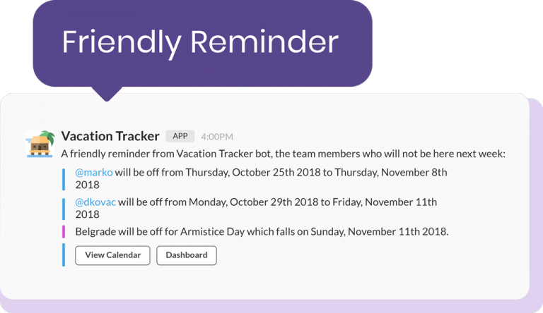 Vacation Scheduling Software - Vacation Tracker