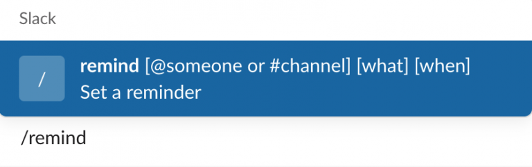 Slack Reminders for Better Organization - Vacation Tracker