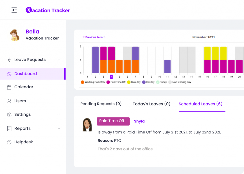 Free Sick Leave Tracking Form - Vacation Tracker