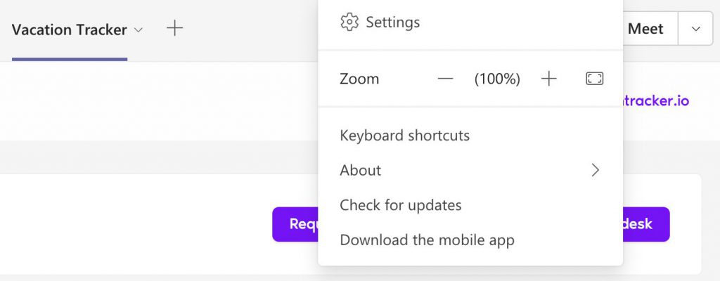 How To Set An OOO Message in Microsoft Teams - Vacation Tracker