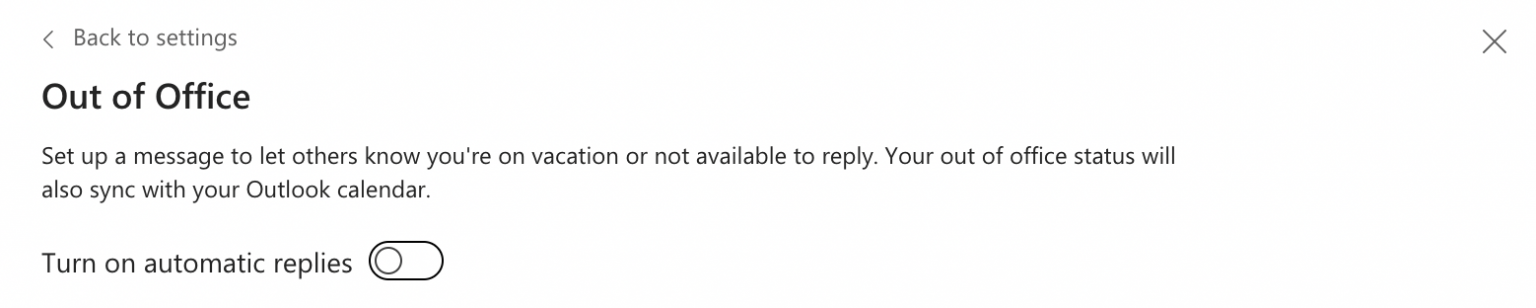 How To Set An OOO Message in Microsoft Teams - Vacation Tracker