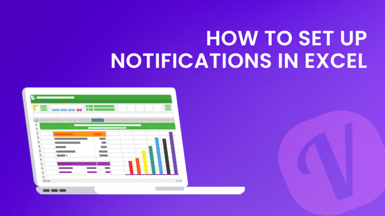 How To Set Up Notifications in Excel - Vacation Tracker