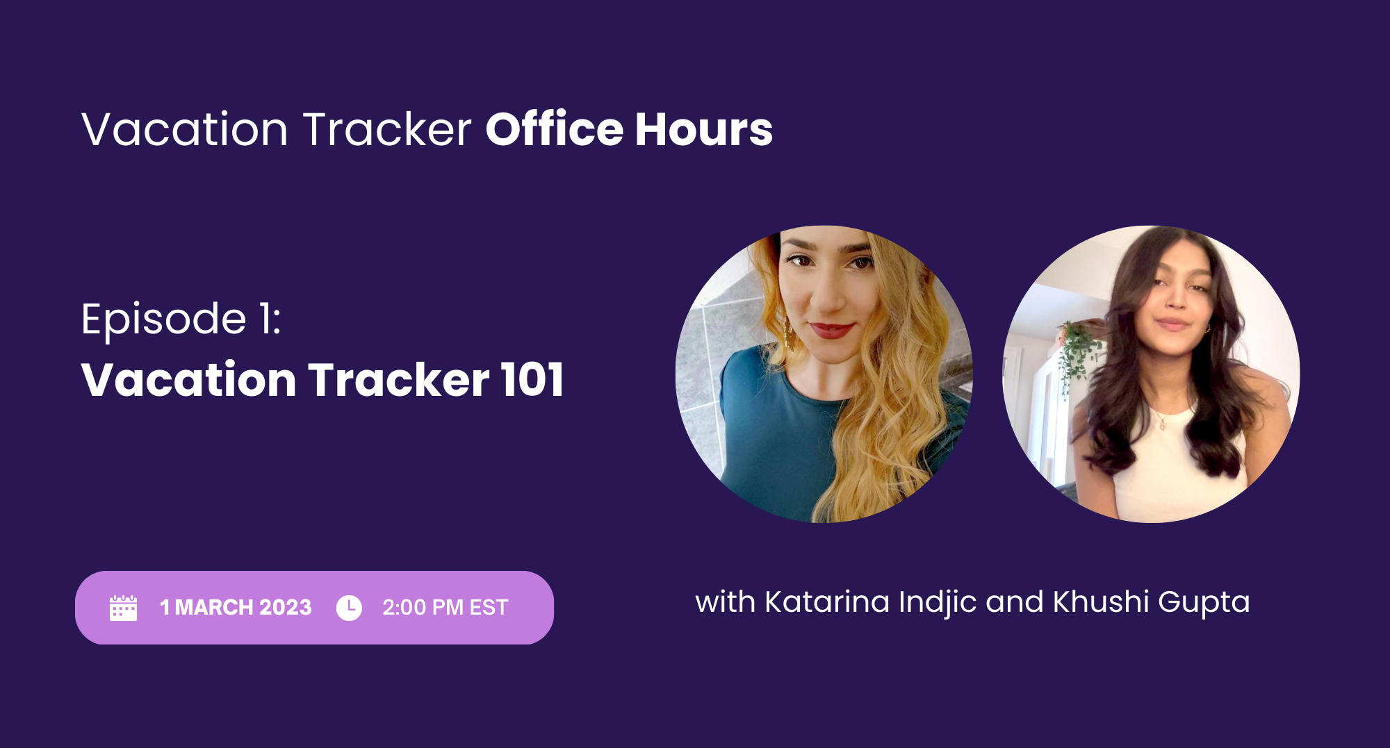 Vacation Tracker Webinar